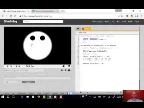 ShaderToy Tutorial Part 2 - Building stuff with circles - YouTube