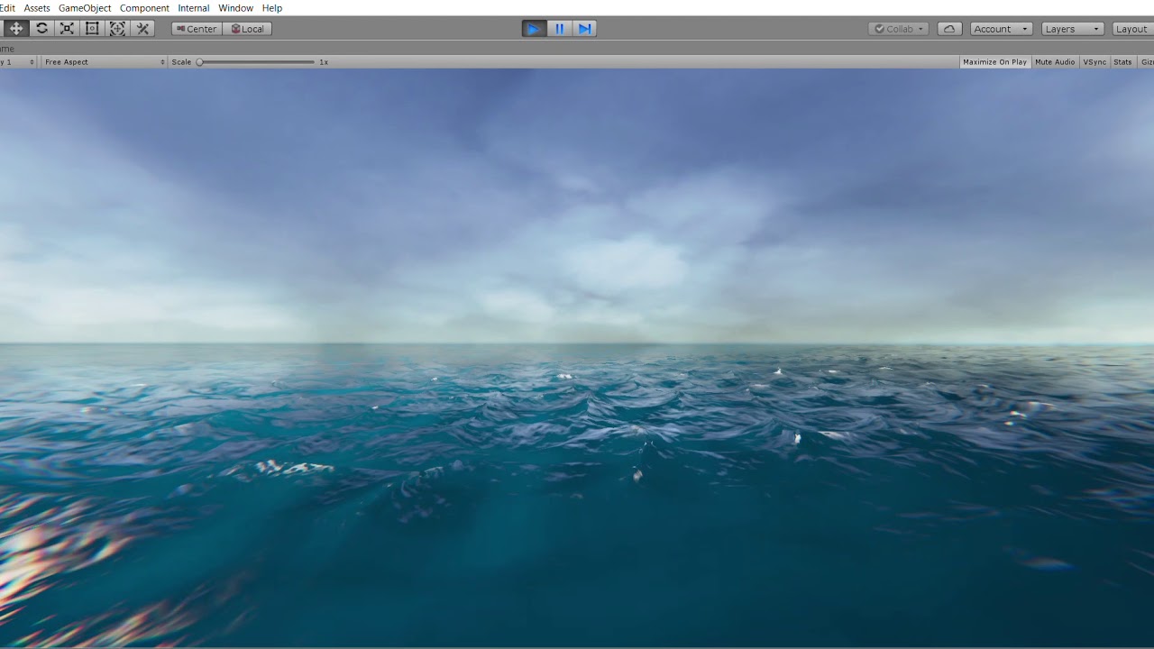 Oceanis HDRP Water FFT Waves WIP 5 - YouTube