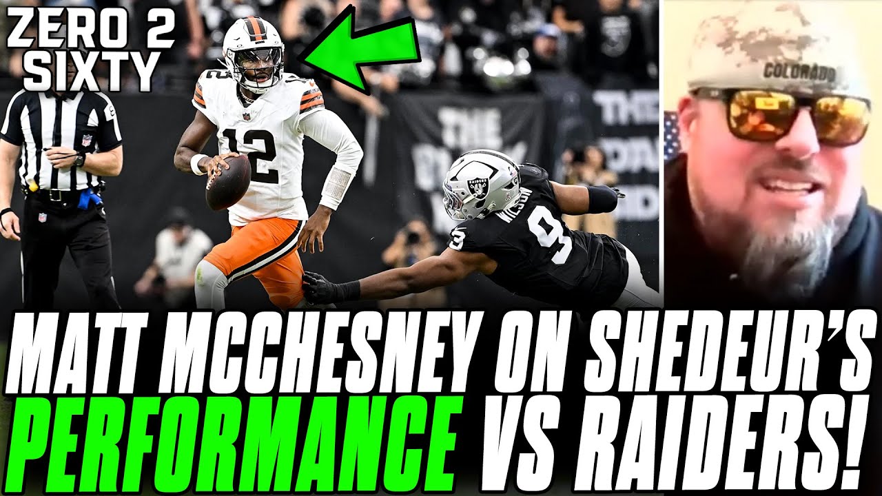 Matt McChesney On Shedeur Sanders' PERFORMANCE vs. Raiders! - YouTube