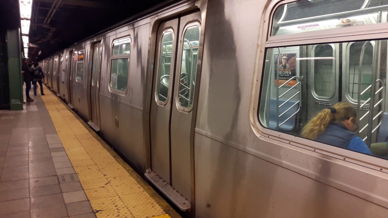 MTA R160 (N) Train at Atlantic Av Barclays center - YouTube