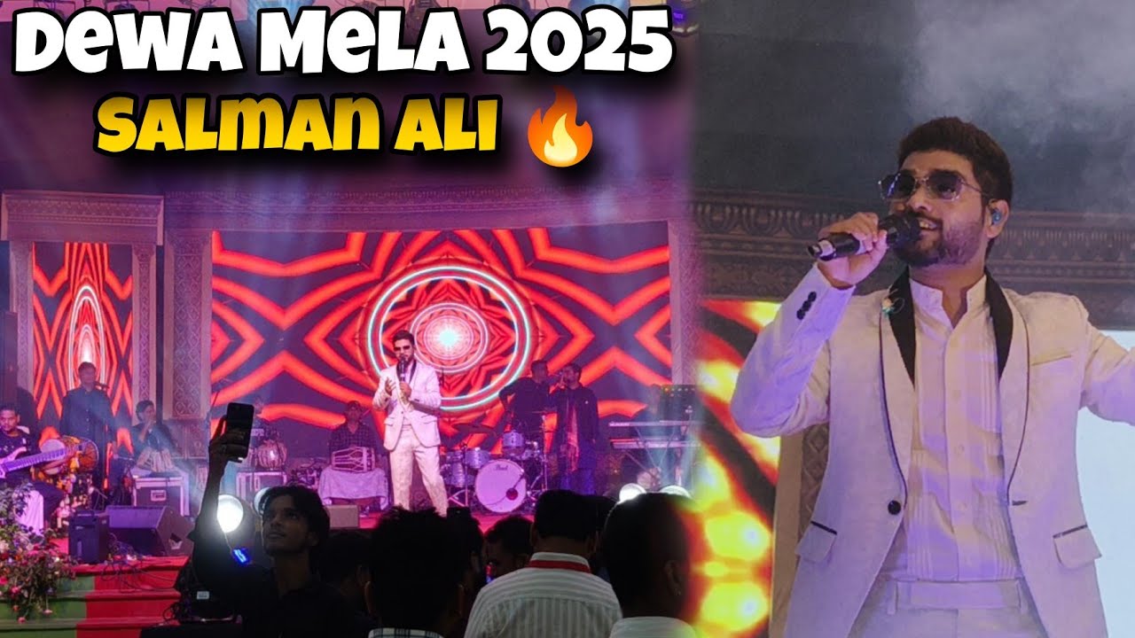 Salman Ali Live at Dewa Mela 2025 🔥 Crowd Gone Crazy | Full Show ...