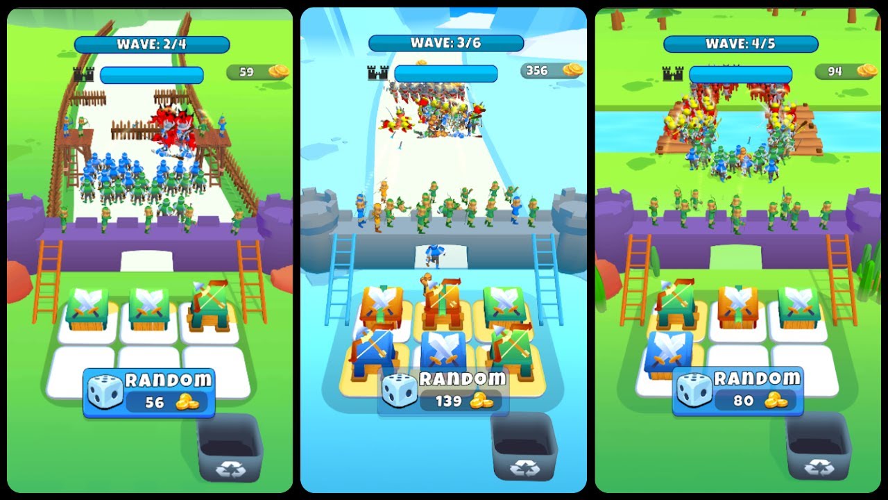 Merge And Defend Mobile Video Gameplay Android - YouTube