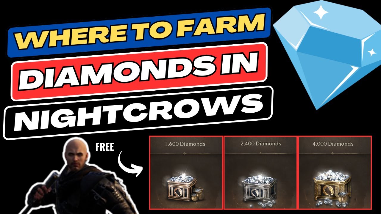 WHERE TO FARM DIAMONDS IN NIGHTCROWS | FREE TO PLAY TECHNIQUE IN ...