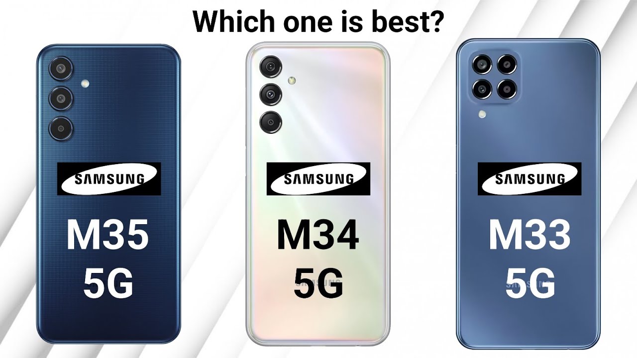 Samsung M Series Face-Off | M35, M34, and M33 Detailed comparison - YouTube