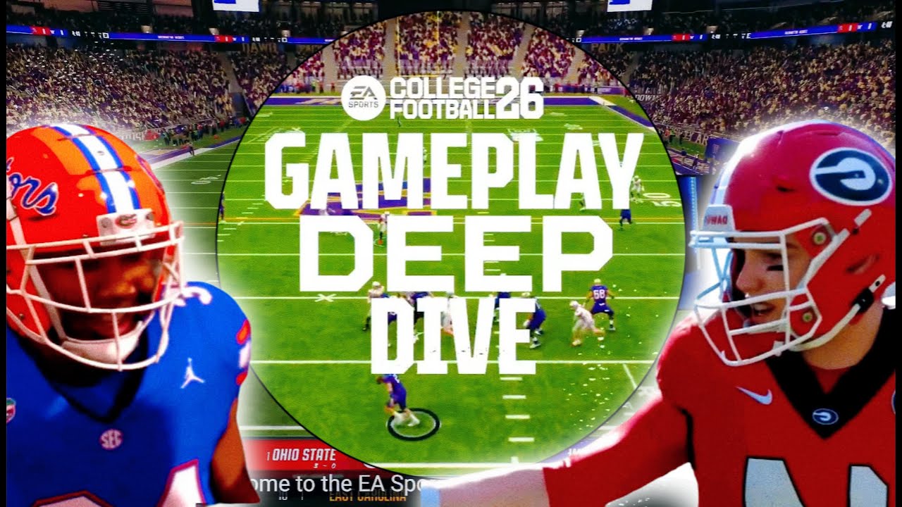 EA SPORTS COLLEGE FOOTBALL 26 DEEP DIVE (REACTION) - YouTube