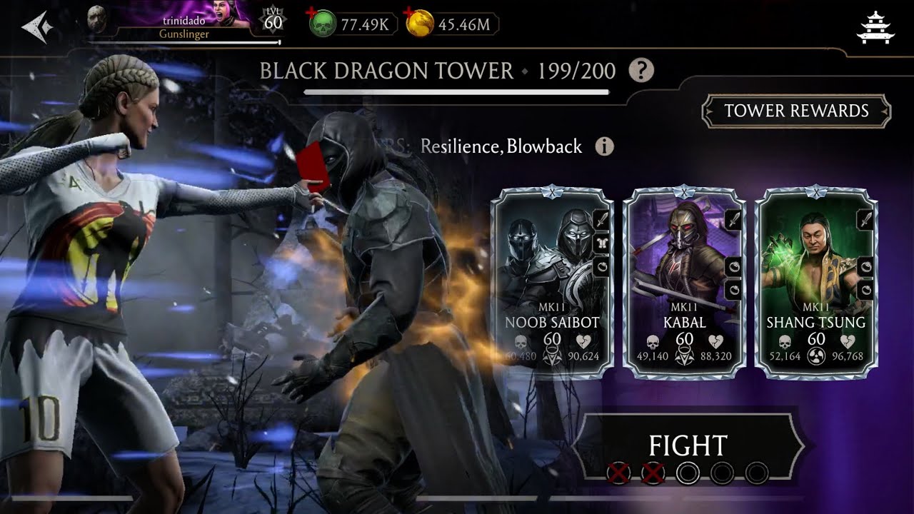 I Reach Battle 200 I’m Proud of Myself 🥳 | Fatal Black Dragon Tower Battle 199 | MK Mobile - YouTube