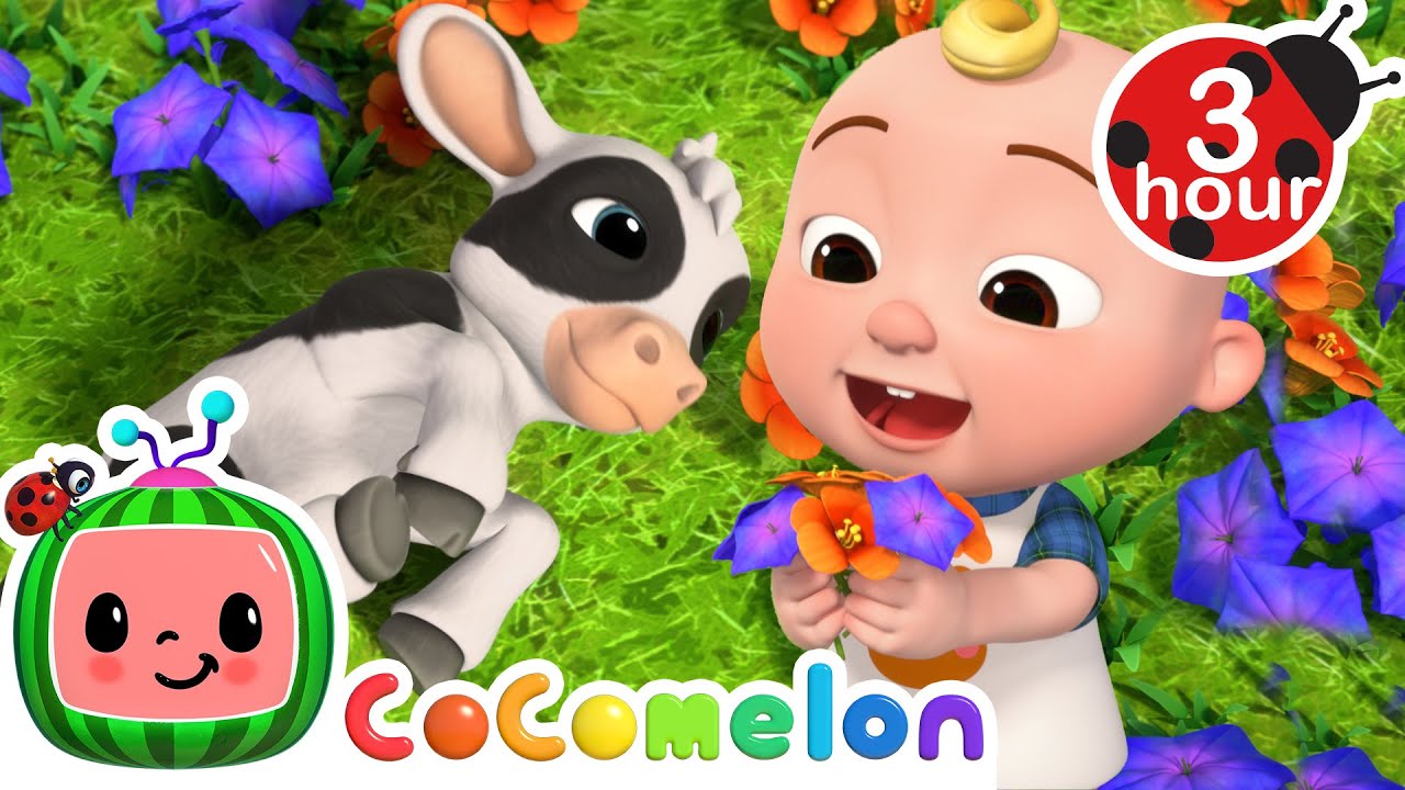 JJ Plays With His Baby Farm Animals 🐮 CoComelon Nursery Rhymes & Kids ...
