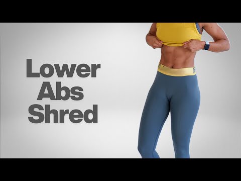 15 Minute Lower Abs Burn Workout (Core Shred, Narrow Waist + No Equipment | At Home)