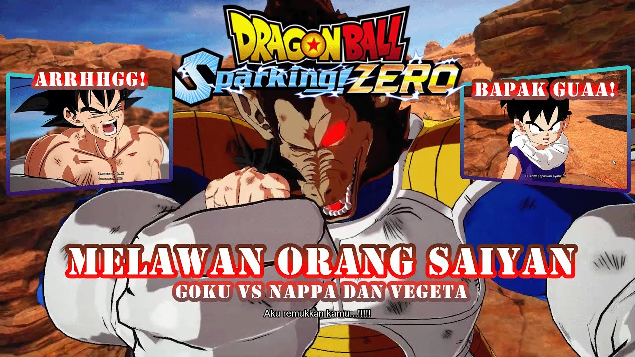 GOKU MELAWAN NAPPA DAN VEGETA | DRAGON BALL: Sparking! ZERO Part 1 - YouTube