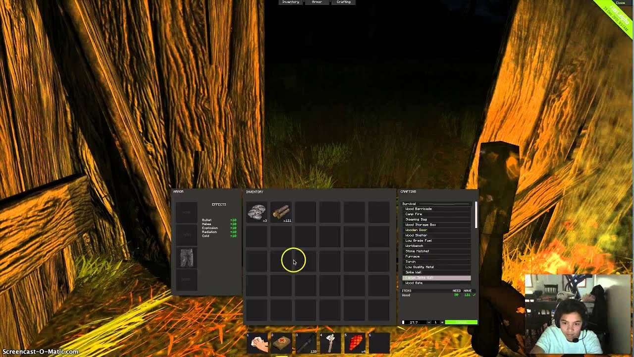 Rust S1 Ep.2 Gathering Wood - YouTube