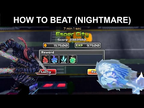 AWTD: How to Solo Esper City Raid - [Nightmare] - YouTube