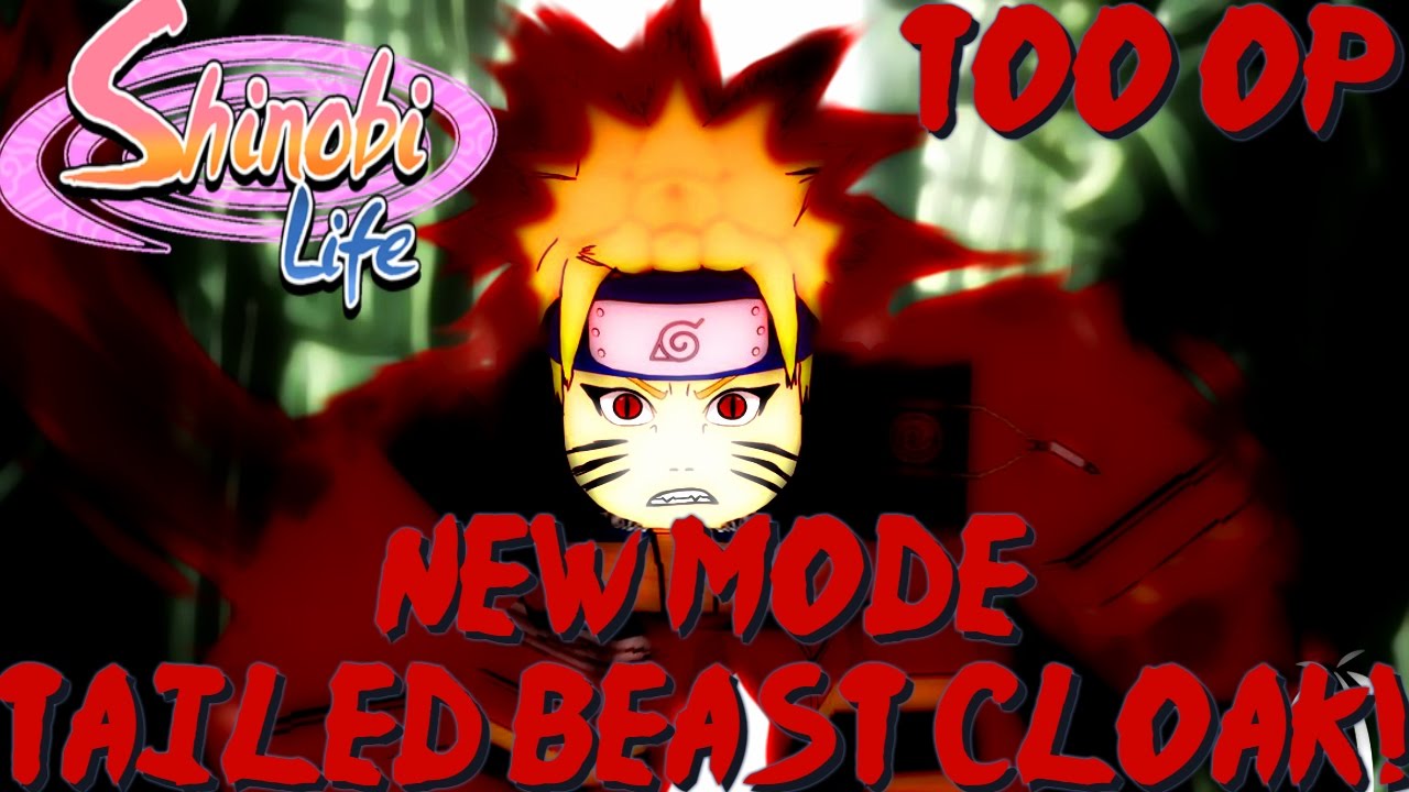 ROBLOX Shinobi Life 🅾️🅰️ - New Mode Tailed Beast Cloak! - YouTube