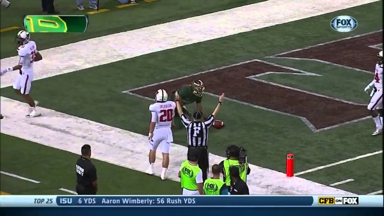 Devin Chafin 47 yd TD run, Baylor v Tech 2013 - YouTube