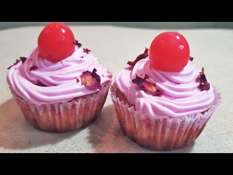 Rose Muffins Eggless/Rose Muffins Recipe/Eggless Muffins recipe /How to ...