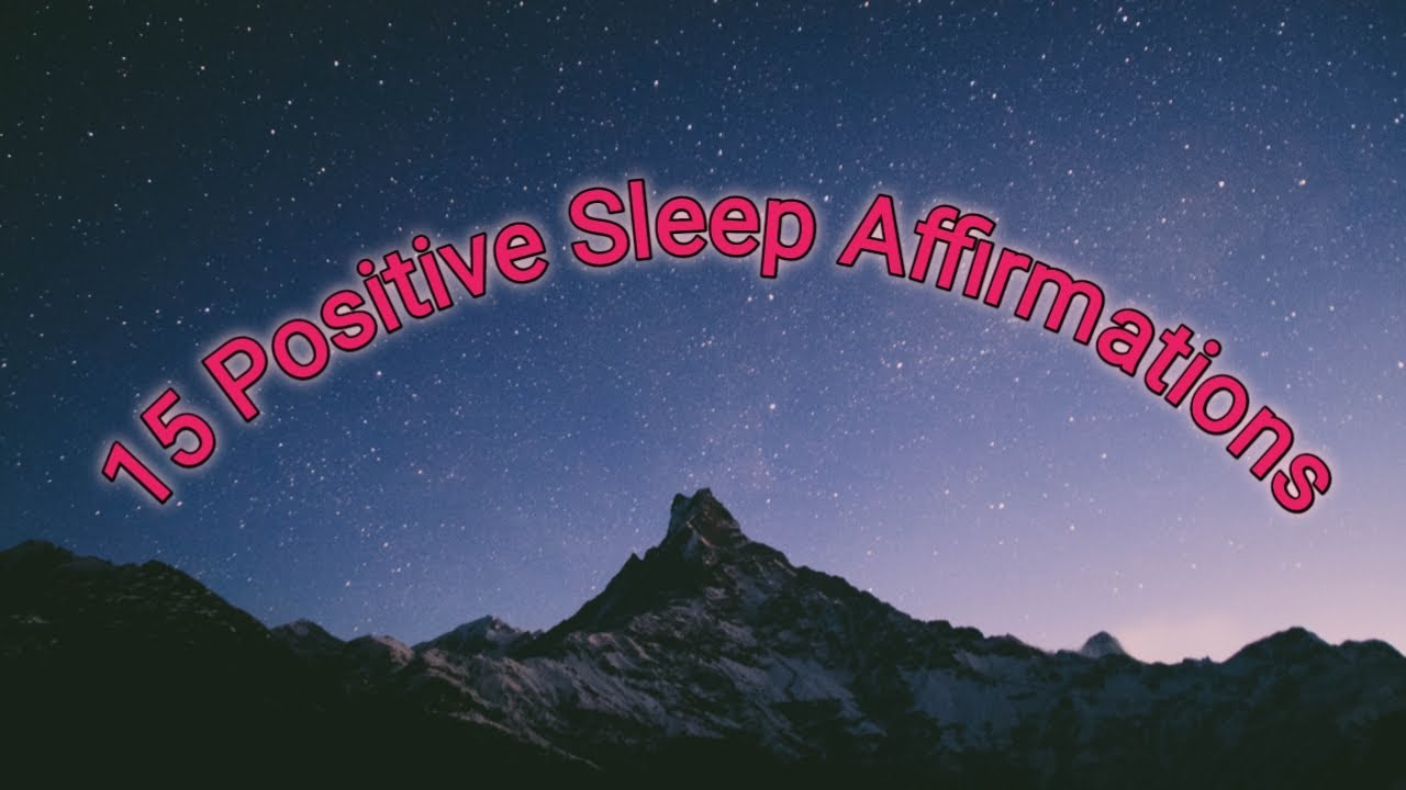 15 Positive Sleep Affirmations||SRS Calm World #Affirmation # ...