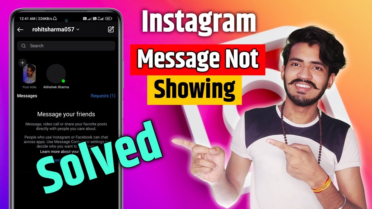 Instagram Chats Not Showing Problem Solve 2023 | Instagram Message not showing | Instagram Bug ...