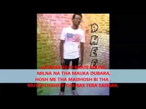 1st Rap Of Sun Le Sajna By Rapper Anuj - YouTube