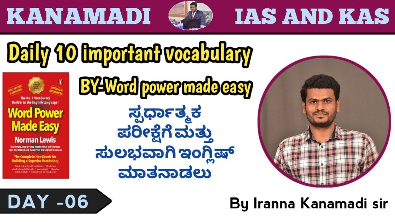 ## Daily 10 important vocabulary by Word Power Made Easy BOOK # ...