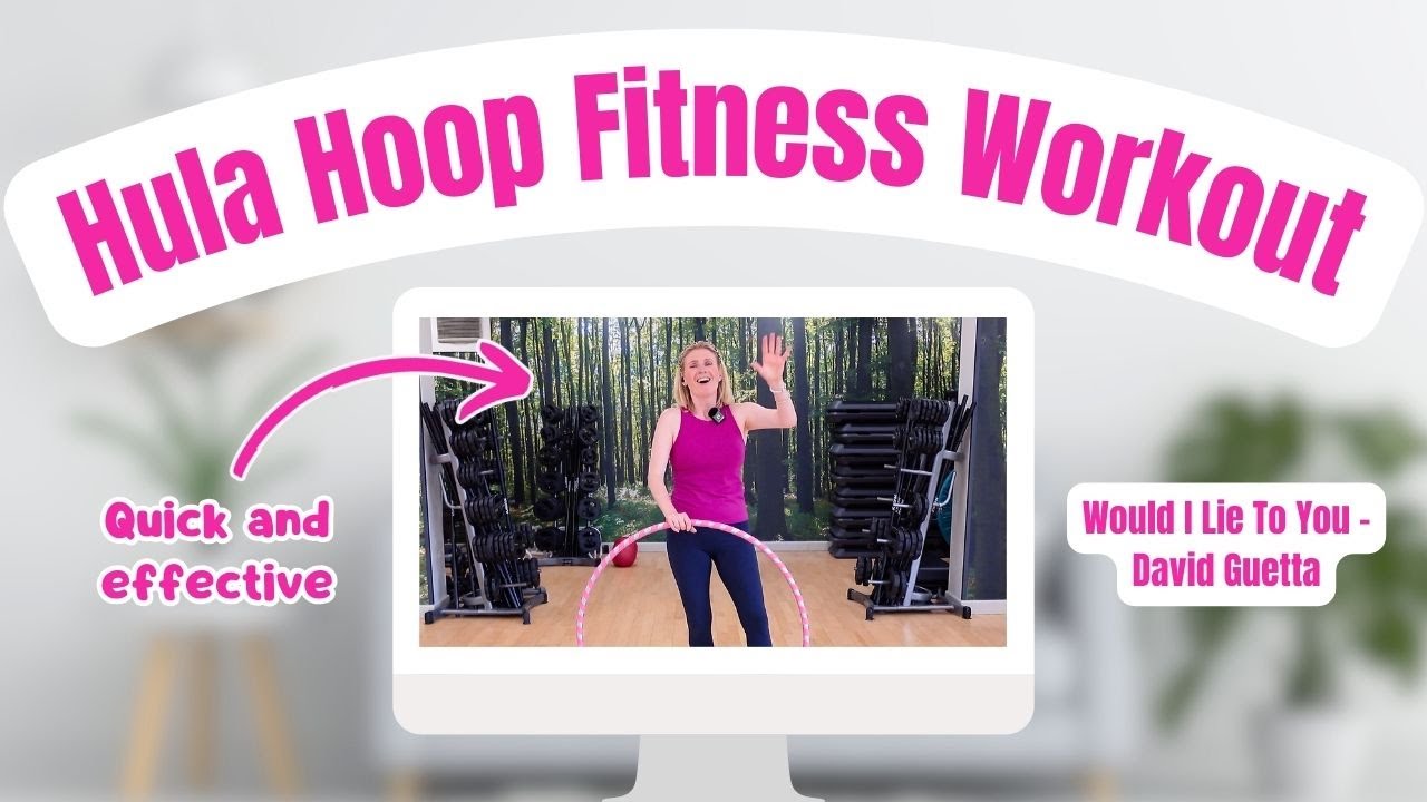 Quick Hula Hoop Fitness Video - workout at home! - YouTube