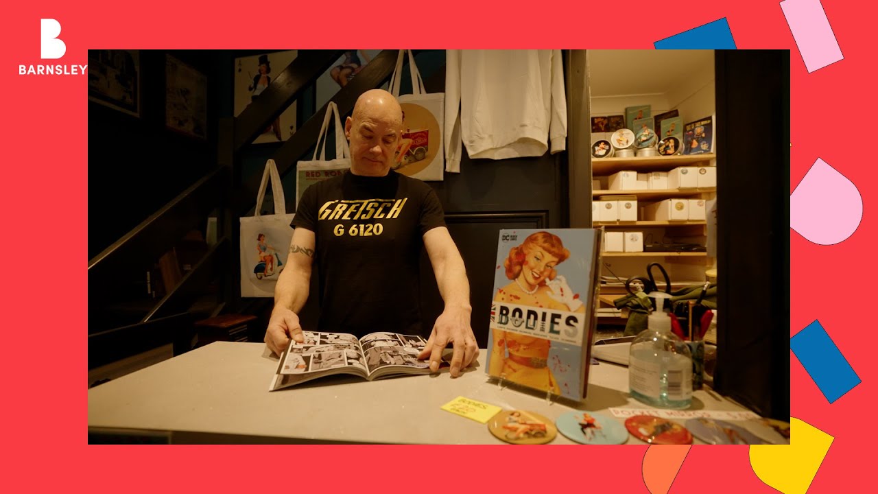 Dean Ormston - Comic book artist discusses his love for Barnsley town centre - YouTube