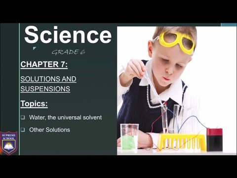 Grade Six,Science, Chapter 7 Topic Water the universal solvent, Other ...