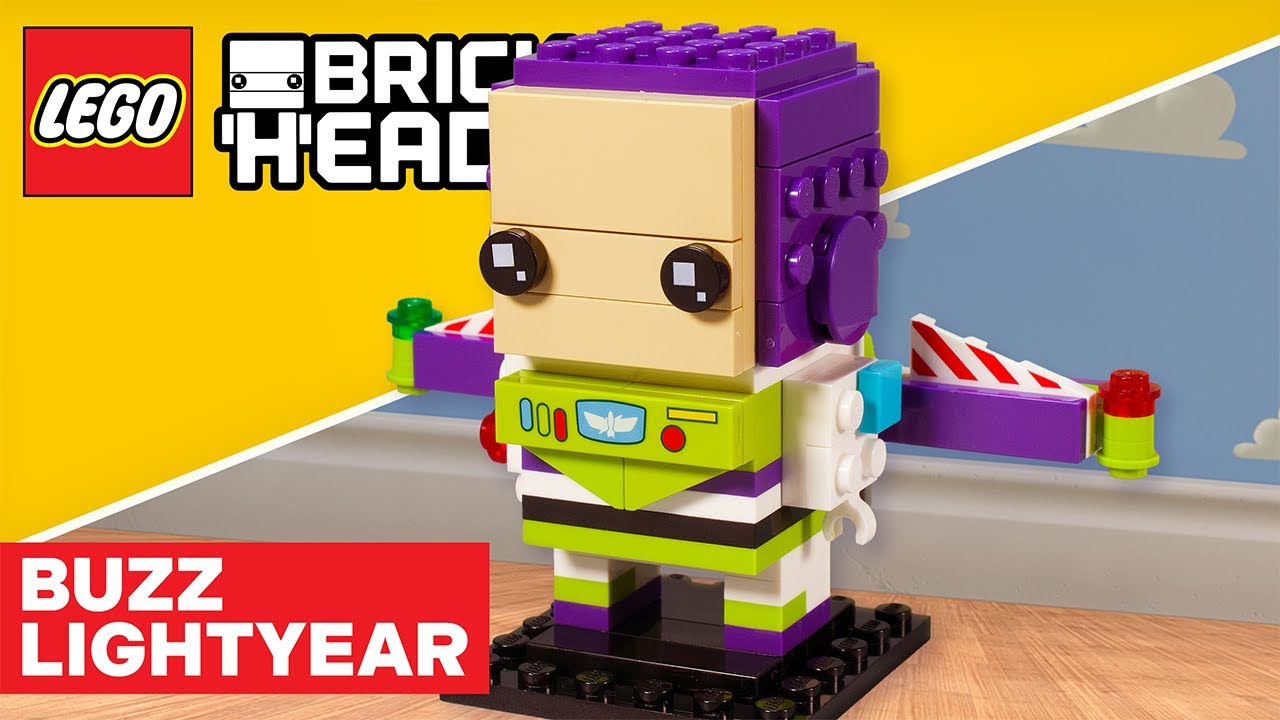 40552 LEGO BRICKHEADZ BUZZ LIGHTYEAR // Stop Motion Speed Build - YouTube