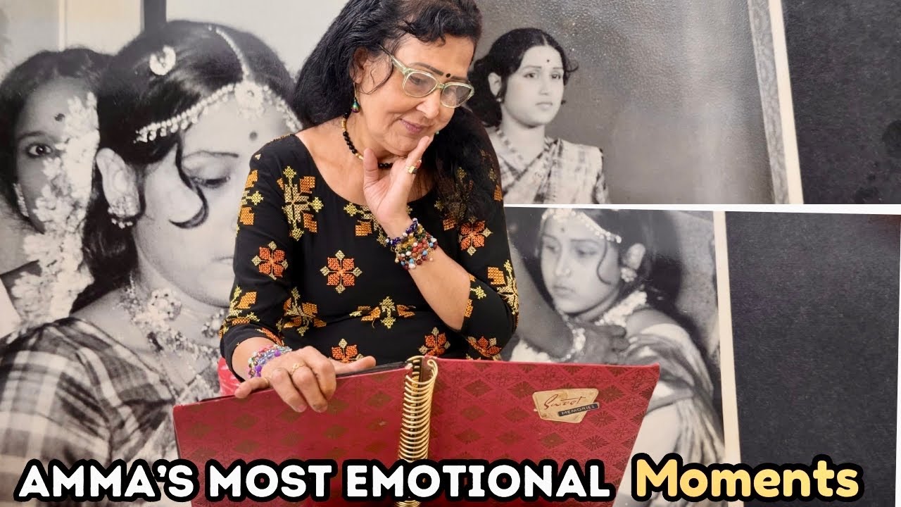 Amma Reliving Her Wedding Moments - YouTube