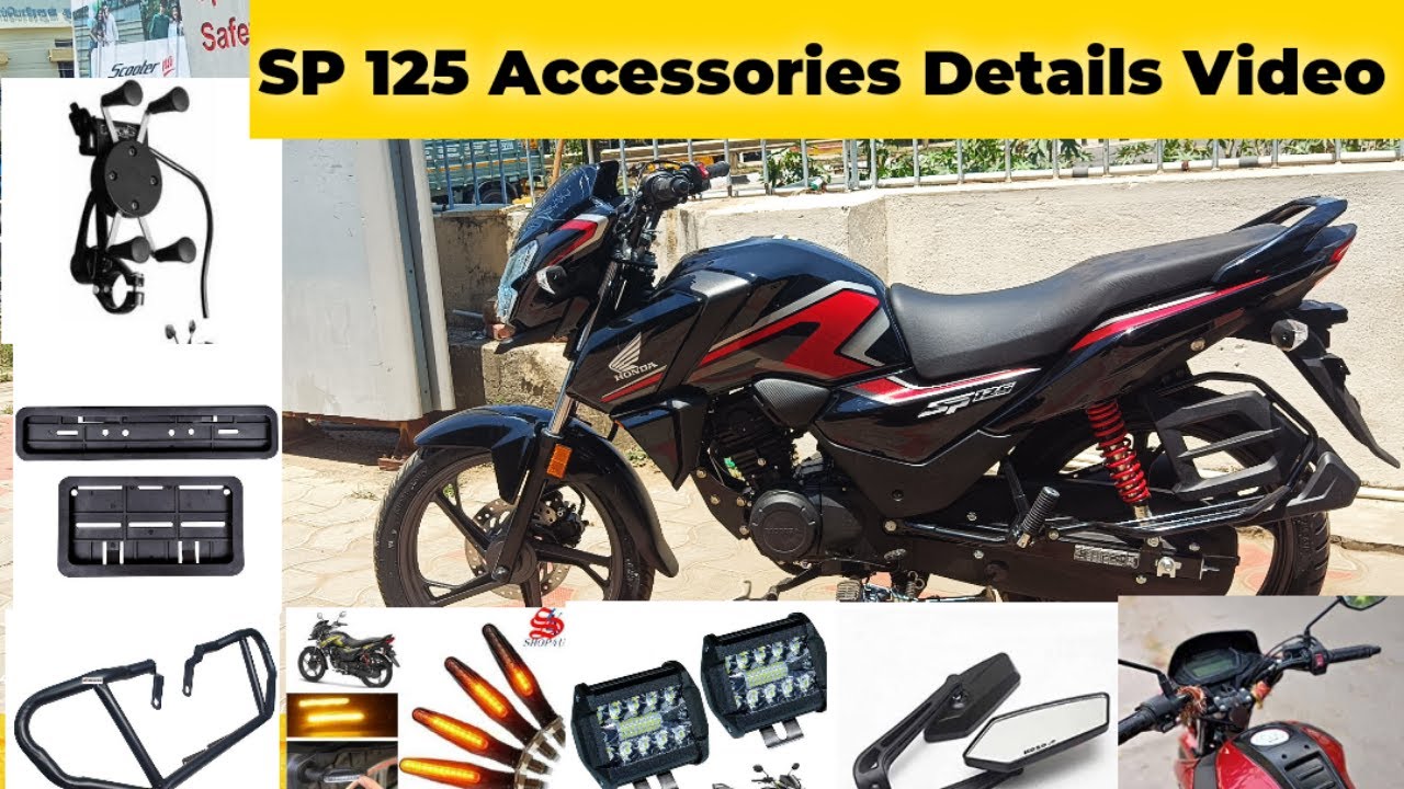 Honda sp 125 Accessories for sp bike Details Tamil _Auto_Log_Reupload ...
