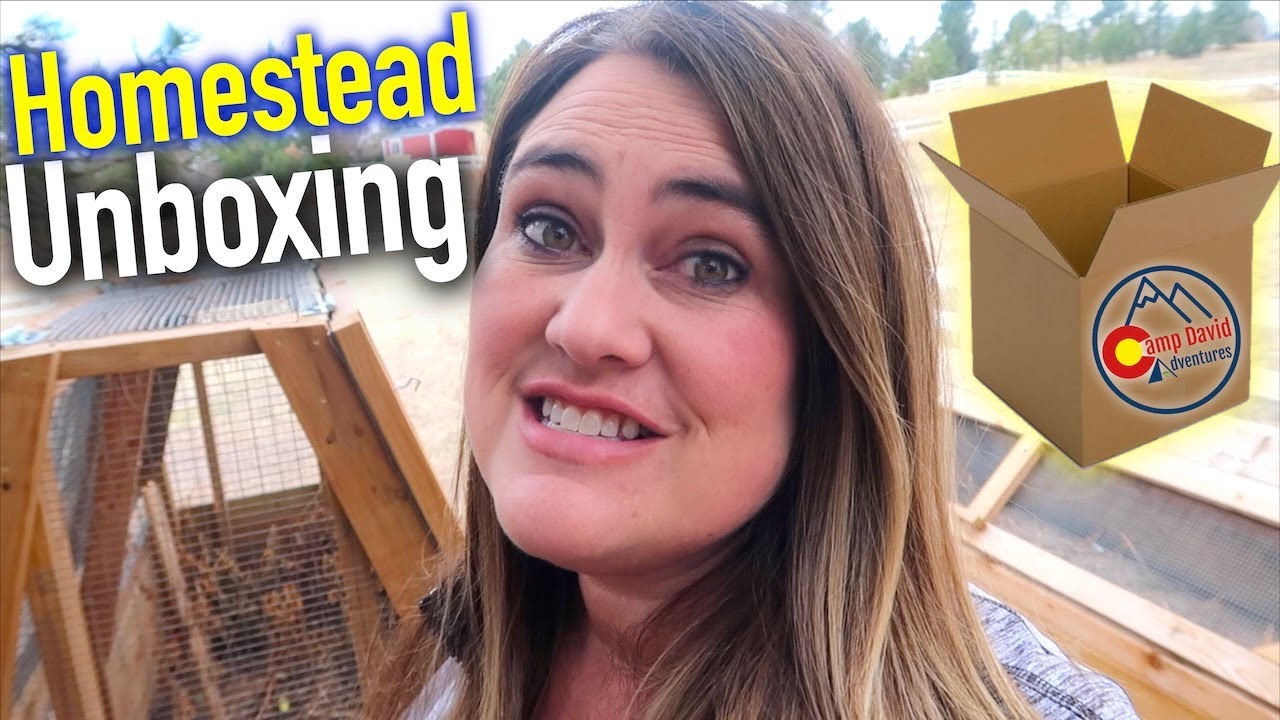 HOMESTEAD UNBOXING! A special package arrives! EXPANDING our homestead ...