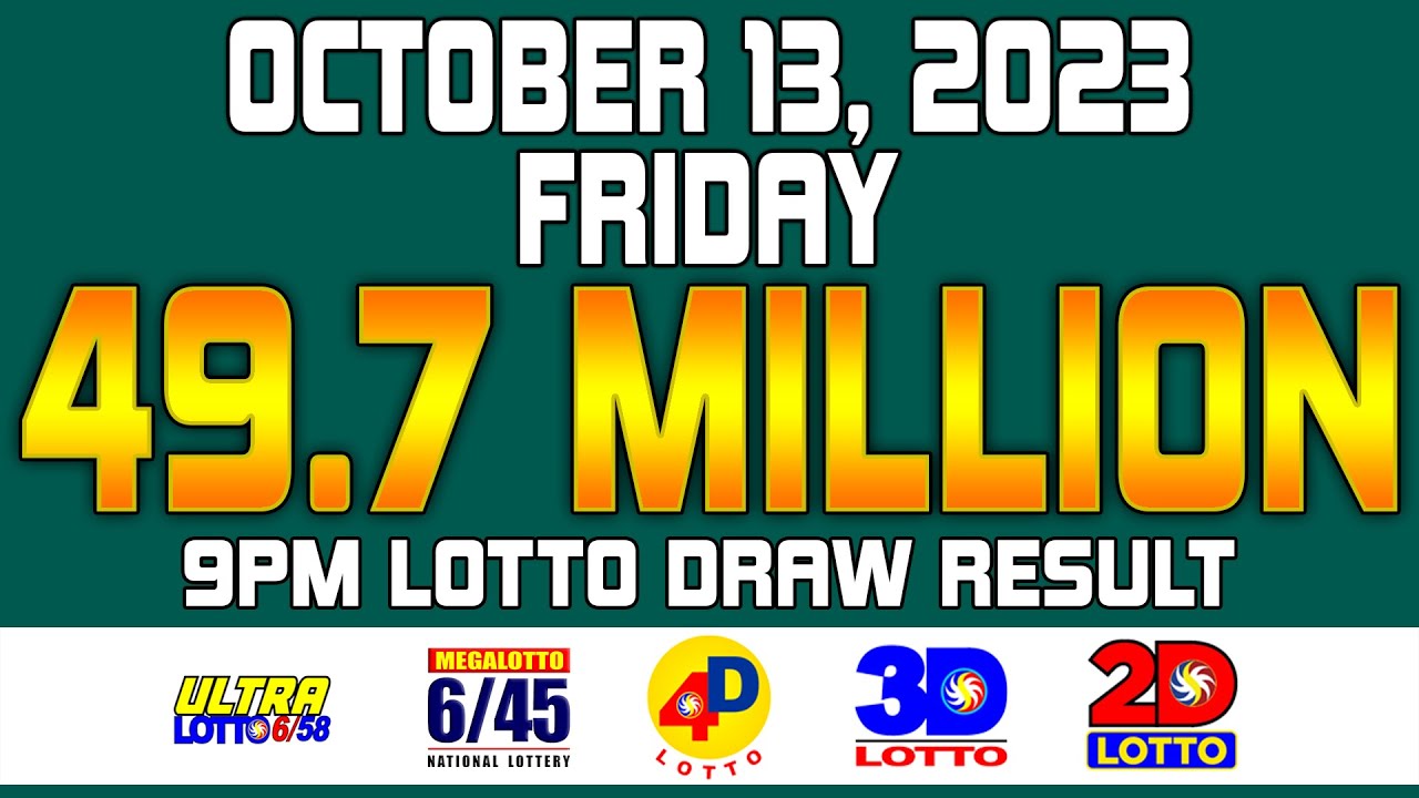 9PM PCSO Draw Lotto Result Today October 13, 2023 [Complete Result ...