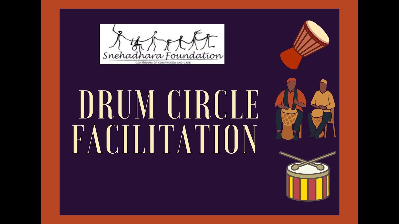 Drum Circle Facilitation by Snehadhara Foundation - YouTube