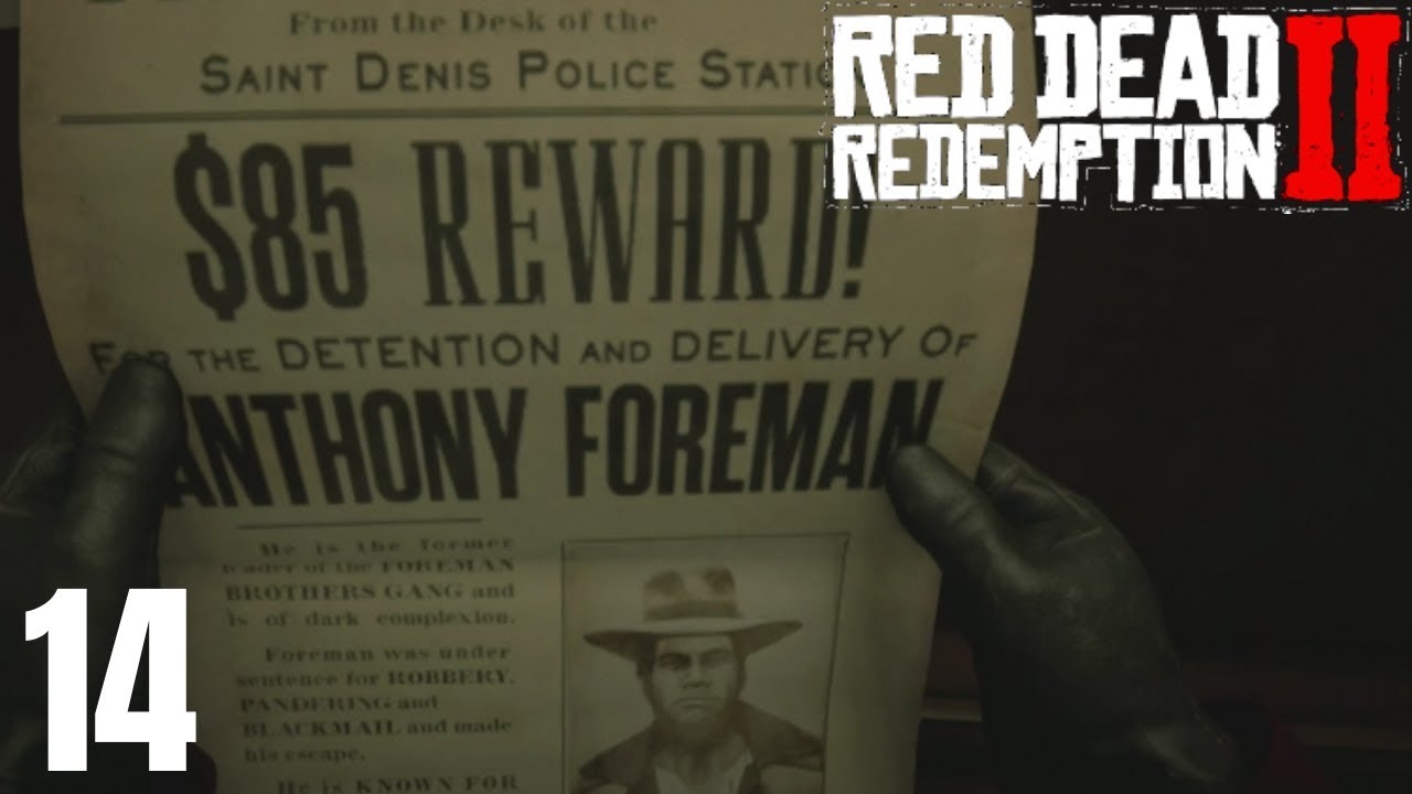 Red Dead Redemption 2 Epilogue - Part 14 - Anthony Foreman - YouTube