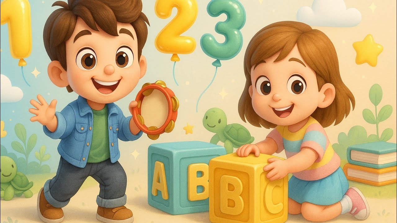 🎵 Fun Learning Songs for Preschool Kids 🎒 | preschool kid's song ...