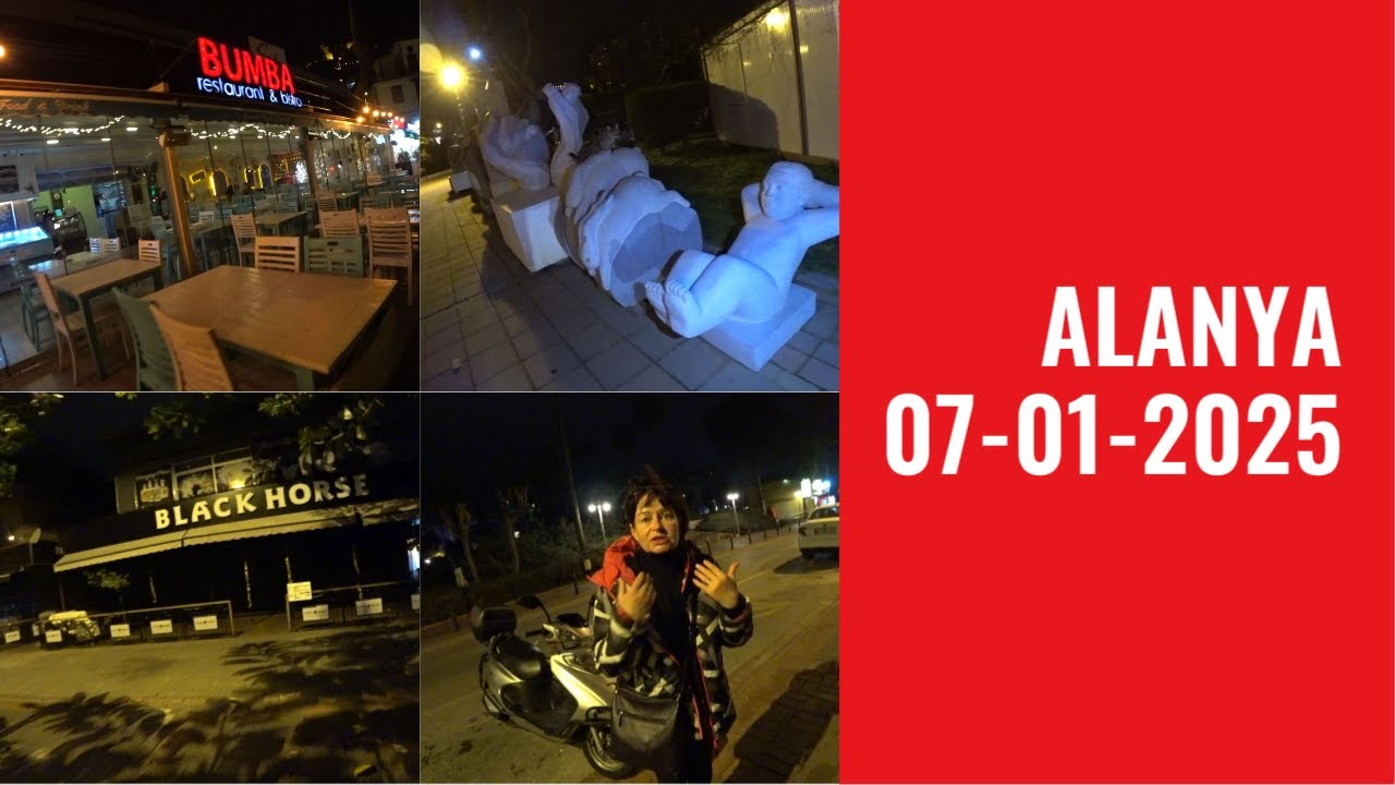 АЛАНЬЯ 7 ЯНВАРЯ 2025 ПРОГУЛКА И ВСТРЕЧА СО ЗРИТЕЛЯМИ ROMKA ROKER ALANYA - YouTube