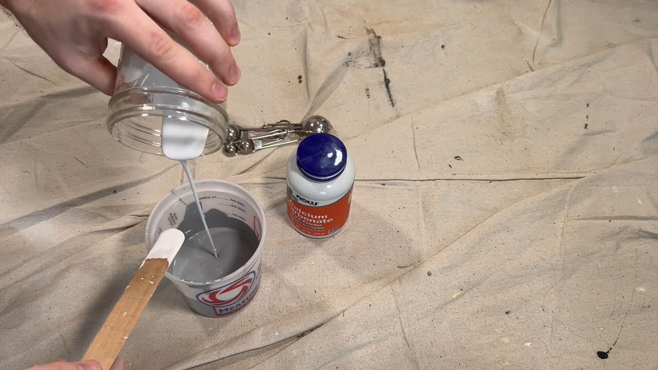 How to Make Chalk Paint with Calcium Carbonate - YouTube