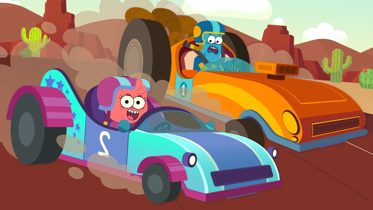 The Desert Race Showdown! | Pit Stop | Cartoon For Kids - YouTube