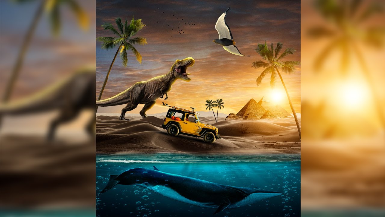 It's Scene Digital Art Photoshop Tutorial - YouTube