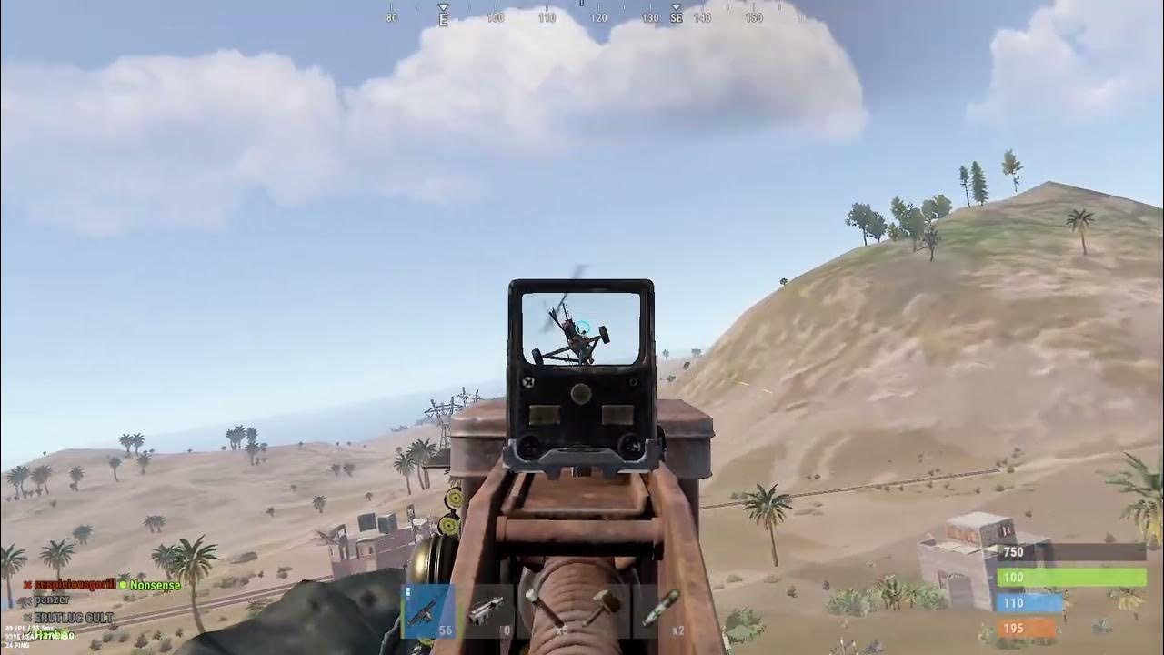 Rust Heli PvP Copilot POV - YouTube