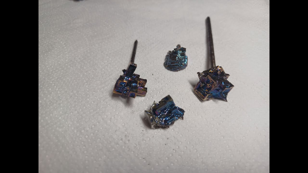 How to make Bismuth crystals with minimal equipment. - YouTube