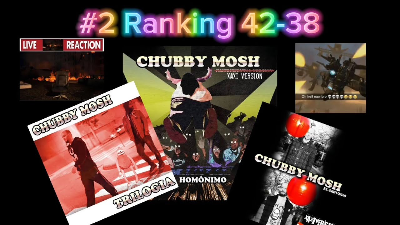 Ranking de TODO CHUBBY MOSH #2 (42-38) - YouTube