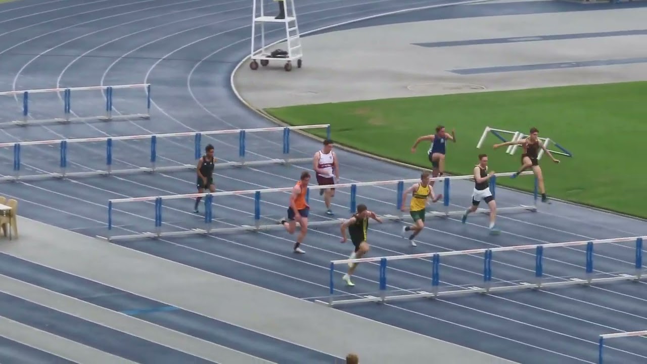 110m Hurdles Boys Open DIV 1, AIC Track & Field Championships, QSAC 6 ...