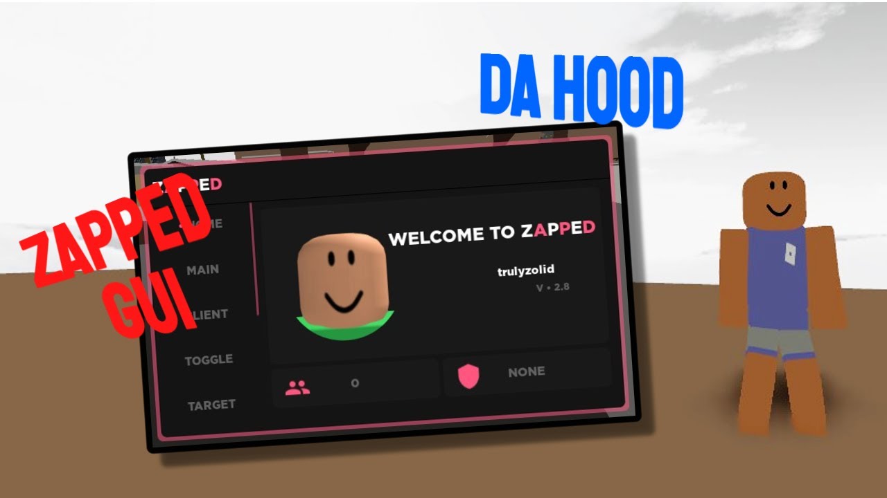 Da Hood Zapped GUI *FREE* - YouTube