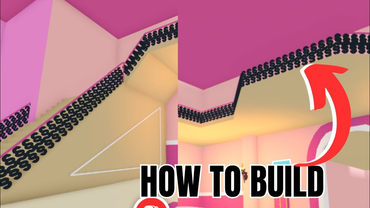 How to build fancy staircases/railings in Adopt Me! #roblox # ...