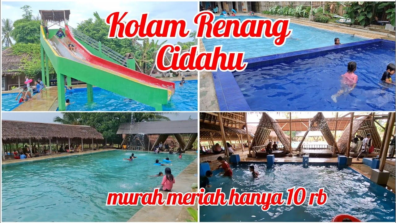 Kolam Renang Cidahu - Menes Pandeglang - YouTube