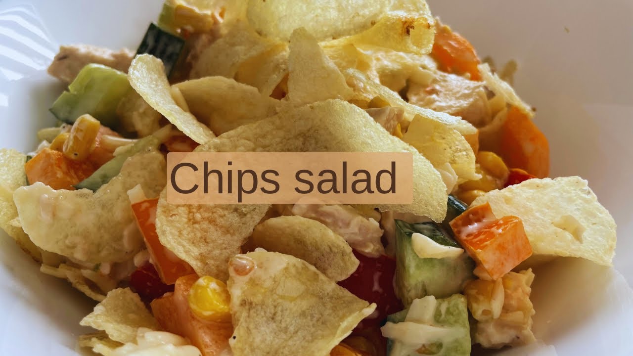 My favorite salad ever /Salad with chips/Absolutely delicious - YouTube