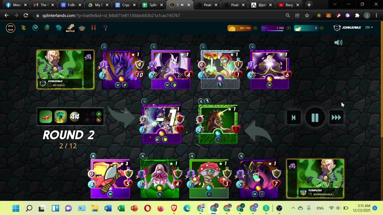 SPLINTERLANDS GAMEPLAY SILVER 1 LEAGUE #6 - YouTube