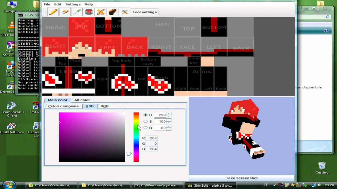 Minecraft TOOLs: Skin Downloader v0.5 & MCSkinEdit [ITA] - YouTube
