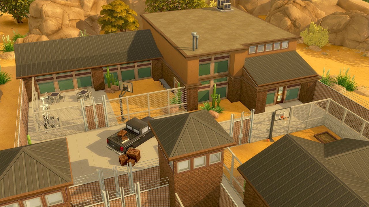 Building a Prison in The Sims 4 (Streamed 3/23/19) - YouTube