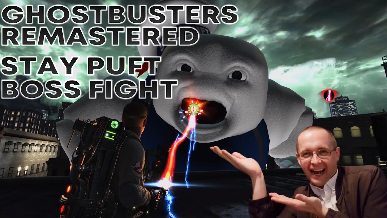 Ghostbusters Remastered | Stay Puft Marshmallow Man Boss Fight (4K ...