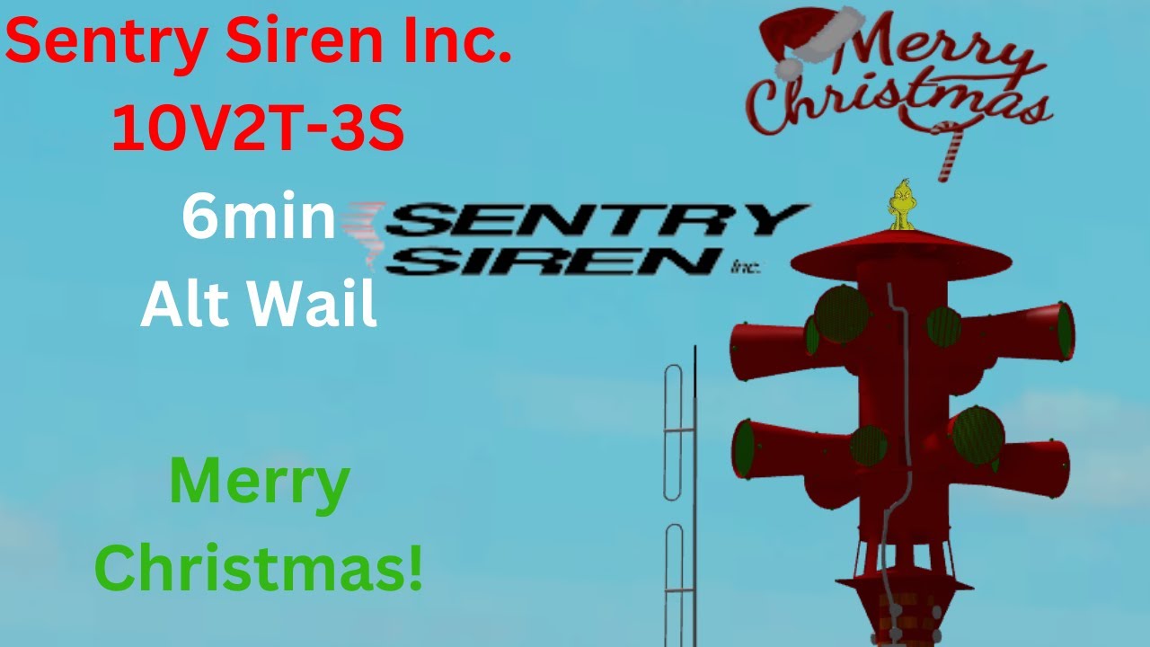 Sentry Siren Inc. | 10V2T-3S | 6min Alt Wail | Roblox - YouTube